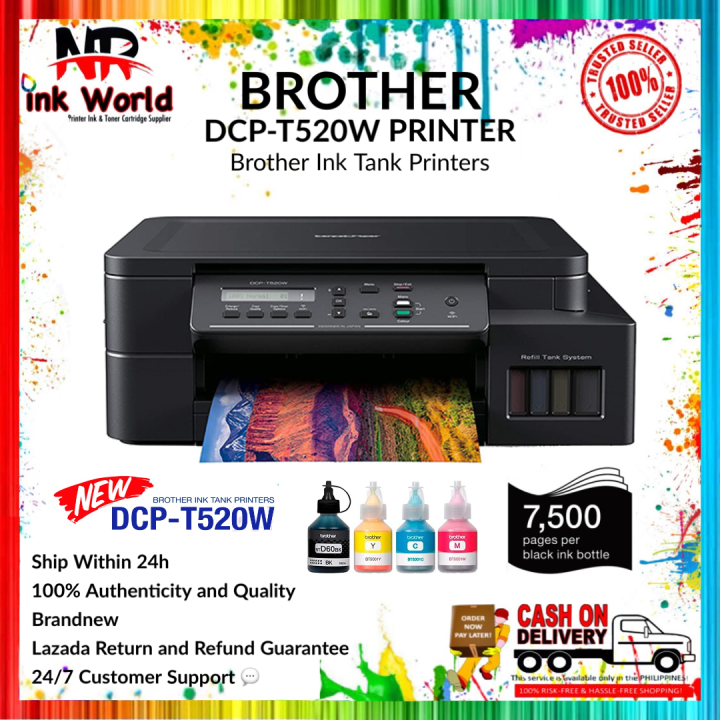 Brother DCP-T520W DCP T520w Ink Tank Brandnew Printer (Print,Scan,Copy ...