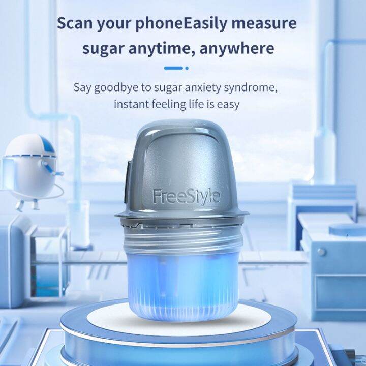 Freestyle Libre Sensor Non-Invasive Glucometer 24 Hours Monitoring ...