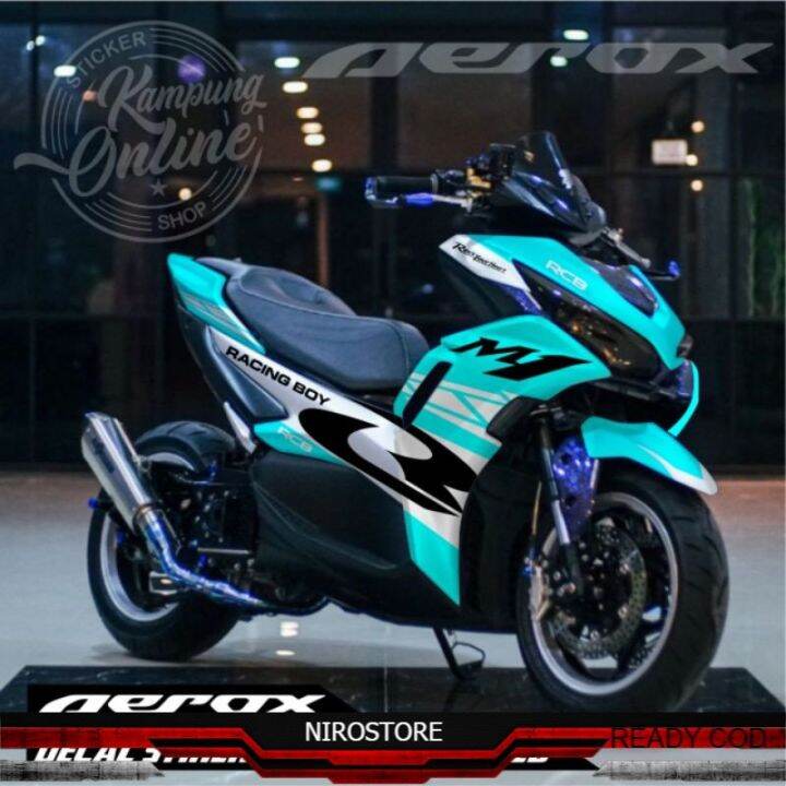 Decal Aerox New connected 155 Striping aerox Full Body variasi m1 ...