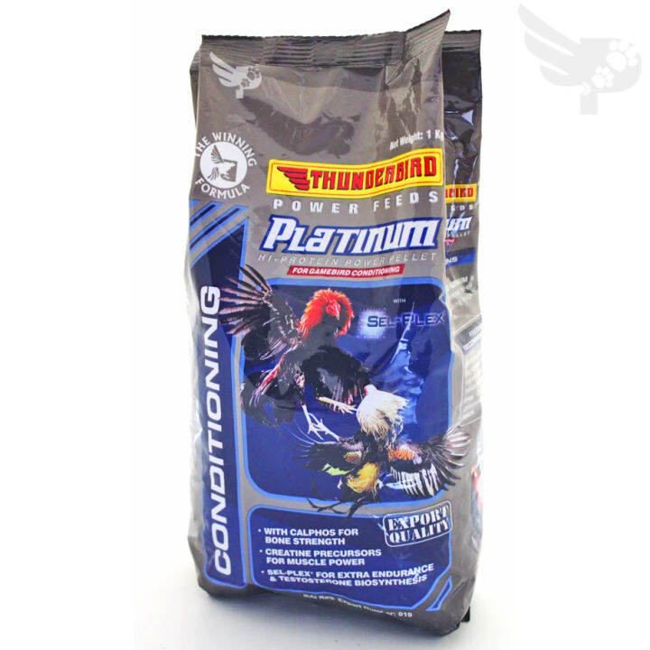 Thunderbird Power Feeds Platinum- Conditioning - 1kg - For Gamebirds ...
