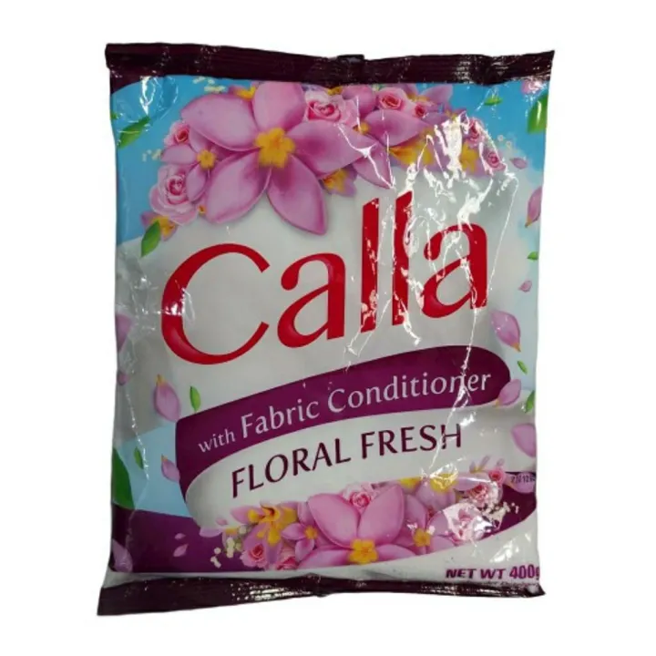 CALLA POWDER WITH FABRIC CONDITIONER FLORAL FRESH 400g | Lazada PH