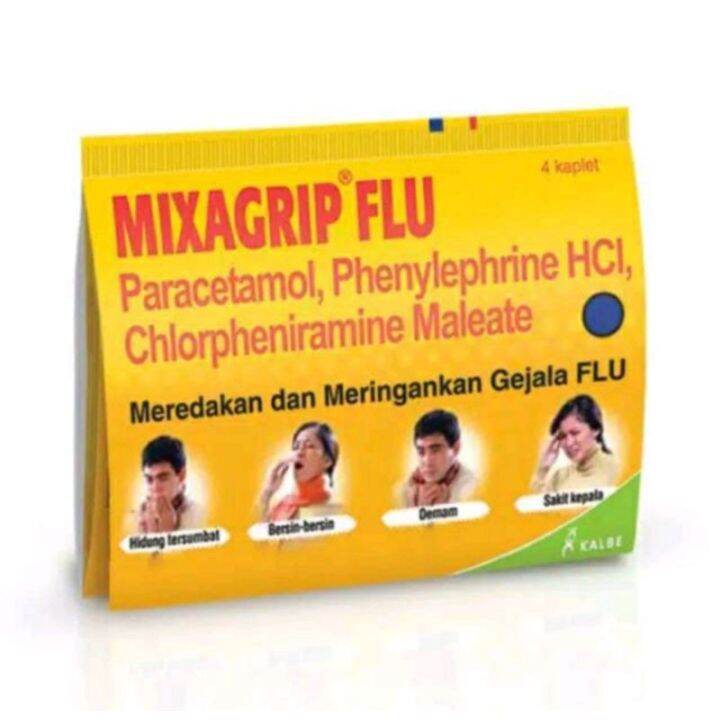 Mixagrip Flu Sachet 4 kaplet | Lazada Indonesia
