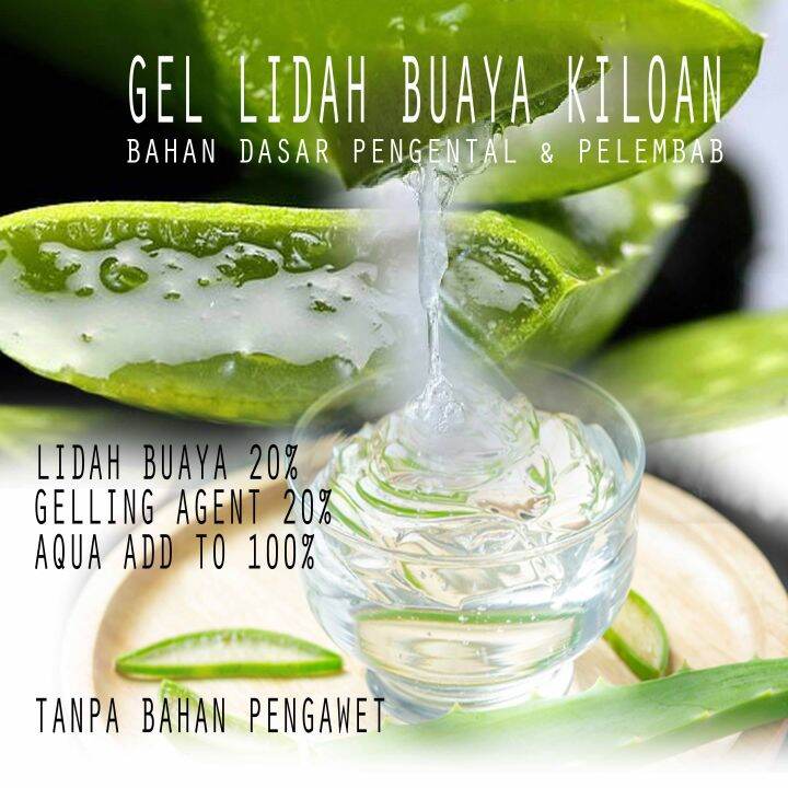 Gel Kiloan untuk Hand Sanitizer Gel 1kg kental dan mengandung aloe vera ...