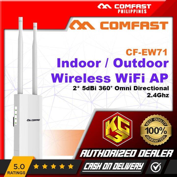 WiFi Router COMFAST CF-EW71 300Mbps Wireless AP Base Station High Power ...