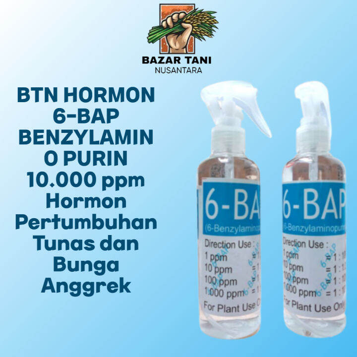 HORMON bap 6-BAP BENZYLAMINO PURIN 10.000 ppm Hormon Pertumbuhan Tunas ...