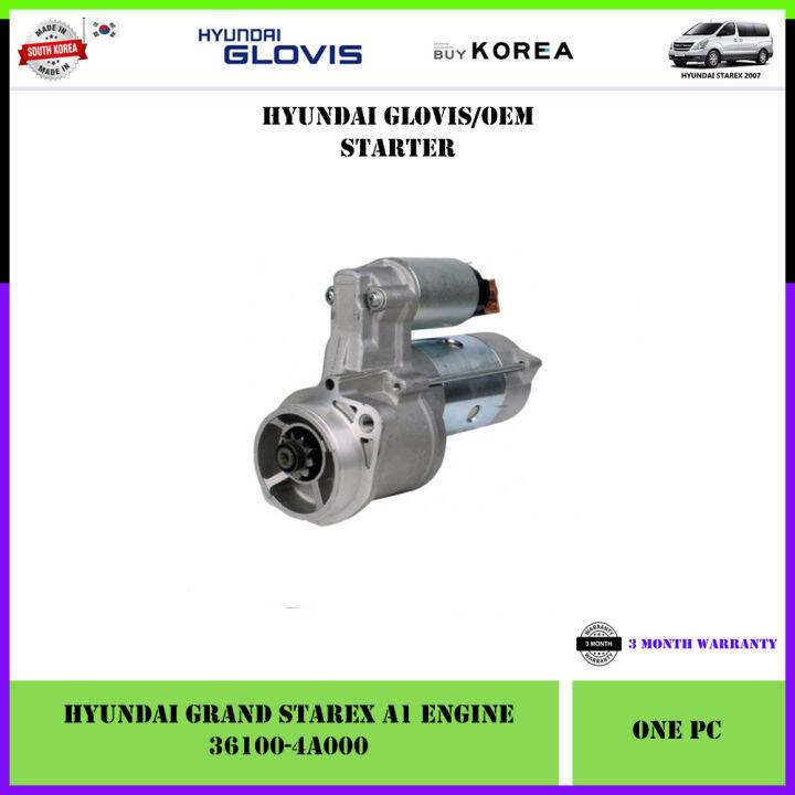 (ST-3) Hyundai Grand Starex A1 Engine Hyundai Glovis Starter (36100 ...