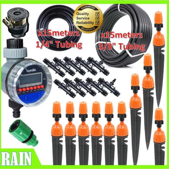 Micro Irrigation System Automatic watering timer with Tubing Connection ...