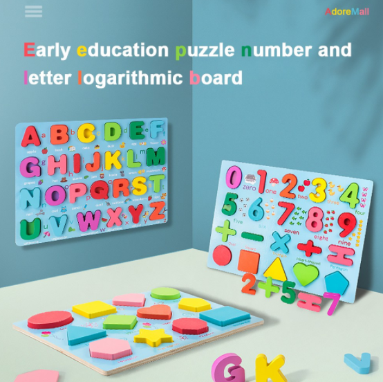 Multi-Function Learning Wooden Toys Puzzles 3D Blocks | Lazada PH