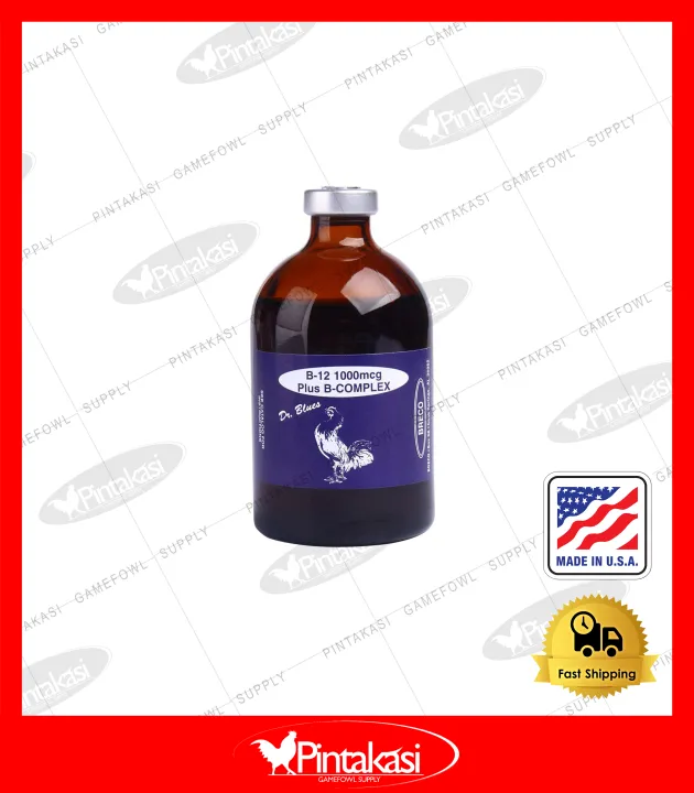 Breco USA Dr Blues B12 1000mcg with B Complex 100ml for Gamefowl ...