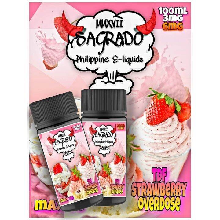 STRAWBERRY OVERDOSE 3MG 100ML | Lazada PH