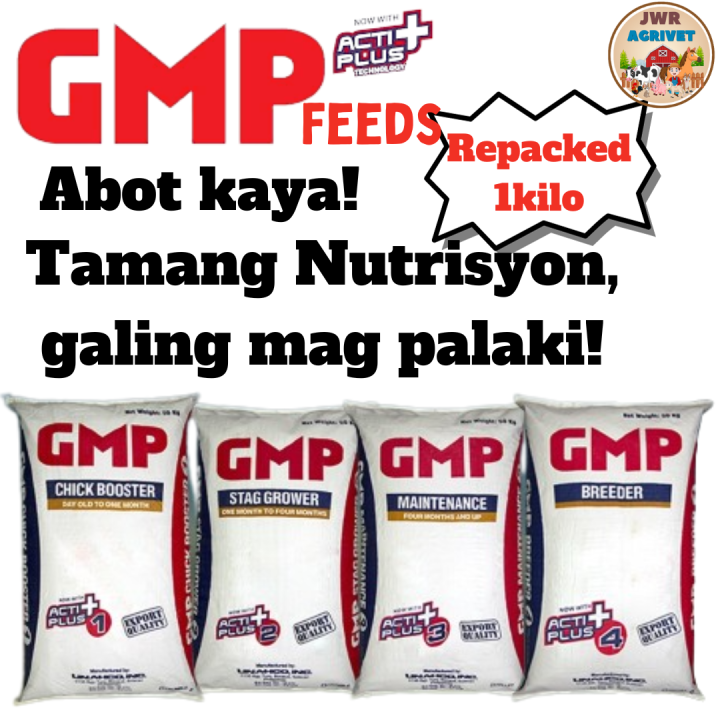 [JWR AGRIVET] GMP FEEDS 1/2/3/4 REPACKED PER 1KILO / PARA SA ALAGANG ...