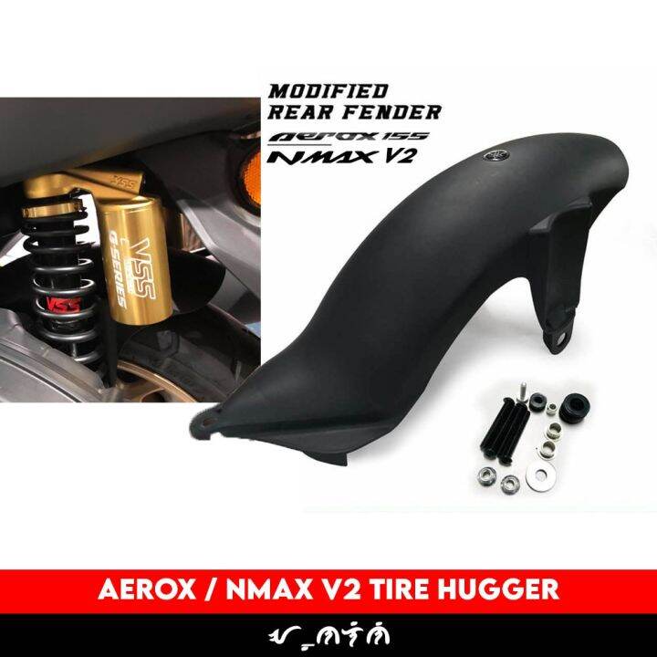 Yamaha Aerox 155 V1/ V2 and Nmax V2 Rear Fender Tire Hugger w/ Free ...