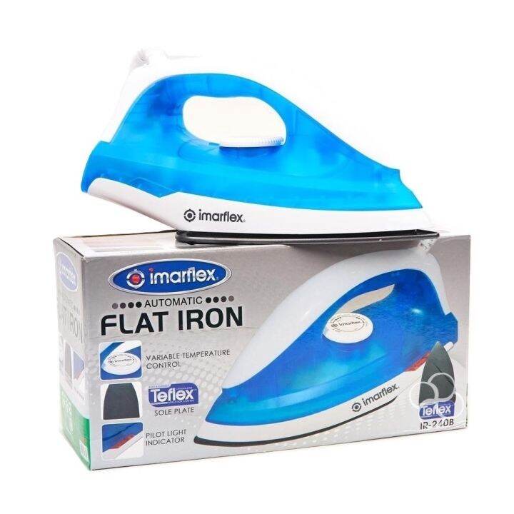 Imarflex Teflex IR-240B Automatic Flat Iron Blue | Lazada PH