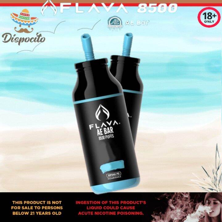 FLAVA x AEBAR 9000 Puffs / 8500 Puffs 750mAh Rechargeable Authentic ...