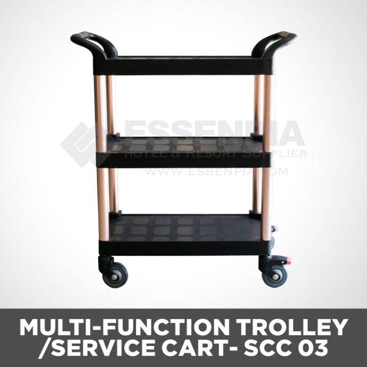 Hotel Multi-Functional FOOD TROLLEY (SCC-03) Food Service Cart Utility ...