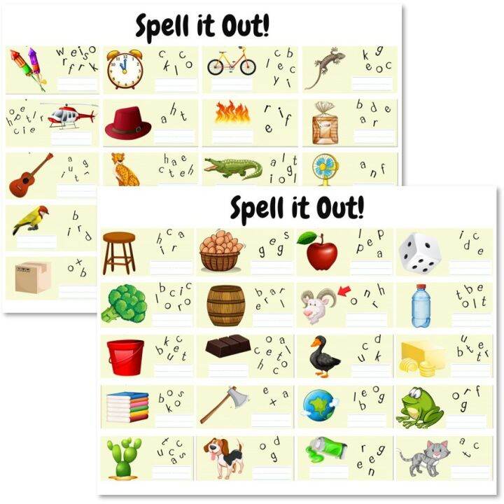 Spelling | Spell it out | Laminated Write and Wipe Mat for Kids | Lazada PH