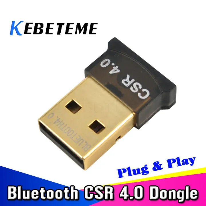KEBETEME Mini USB 2.0 Bluetooth Version 4.0 Adapter Wireless Dongle EDR ...