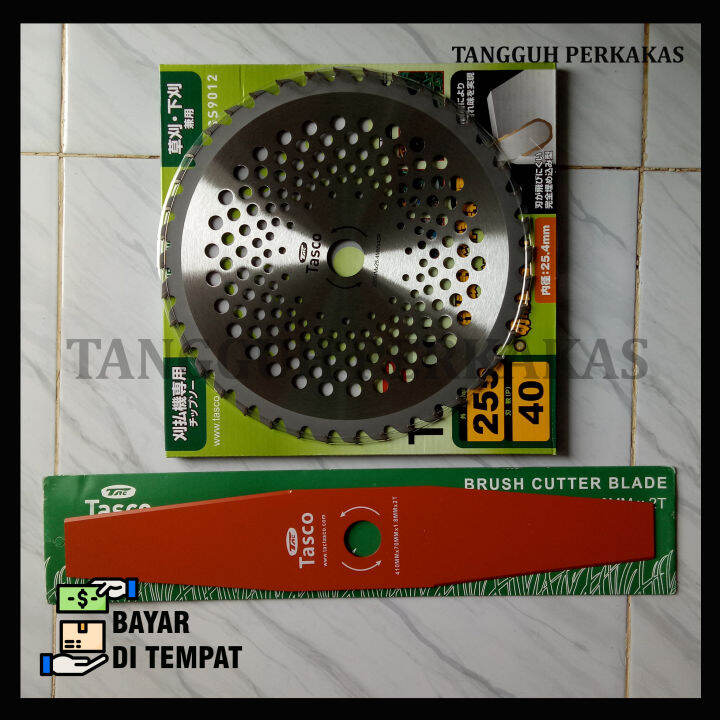 Set Pisau Potong Rumput Bulat 40 gigi dan Pisau Potong Rumput Panjang ...