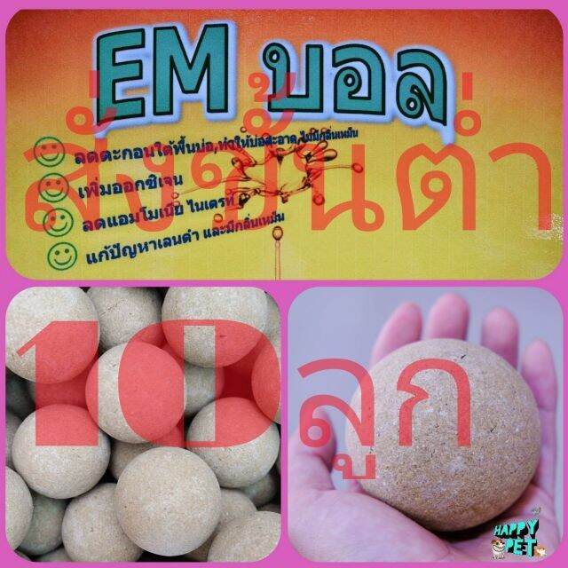 em ball อีเอ็มบอล ลูกละ10.บ(สั่งขั้นต่ำ10ลูก) ใช้บำบัดน้ำเสีย ใช้เตรียม ...