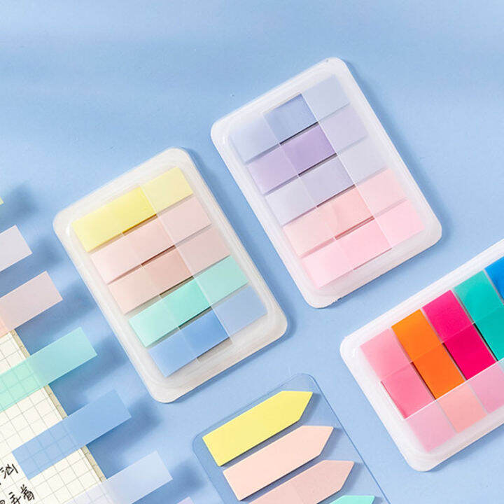 Nodetud 100 Sheets Waterproof Marker Stickers Morandi Colorful Boxed ...