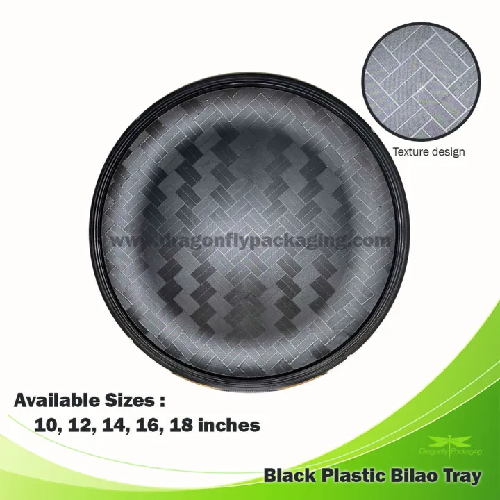 [Wholesale]Dragonfly Black Plastic Bilao Tray 12inch 30pcs per bundle ...