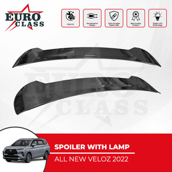 SPOILER ALL NEW VELOZ 2022 / REAR SPOILER ALL NEW VELOZ 2022 | Lazada ...