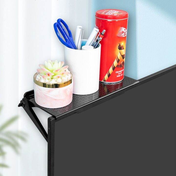 Adjustable TV Screen Top Storage Shelf Rack Holder Computer Monitor ...