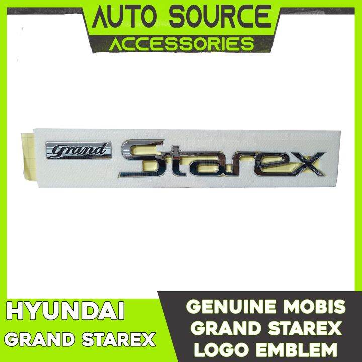 GENUINE GRAND STAREX LOGO EMBLEM (MOBIS KOREA) | Lazada PH