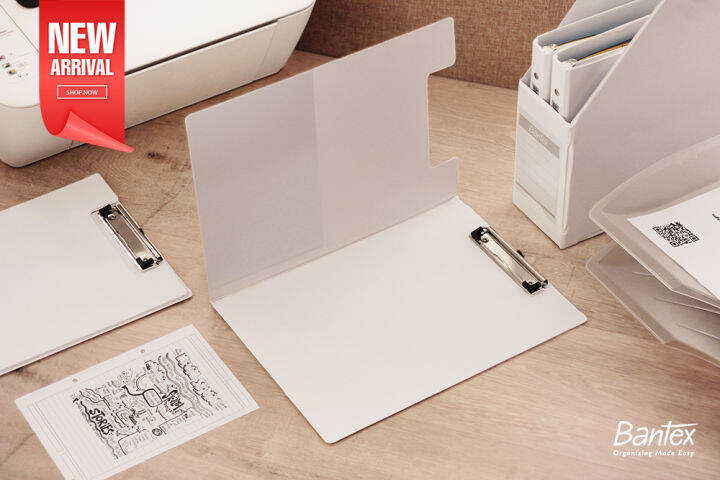Bantex Clipboard With Cover A4 White 4240 07 | Lazada Indonesia