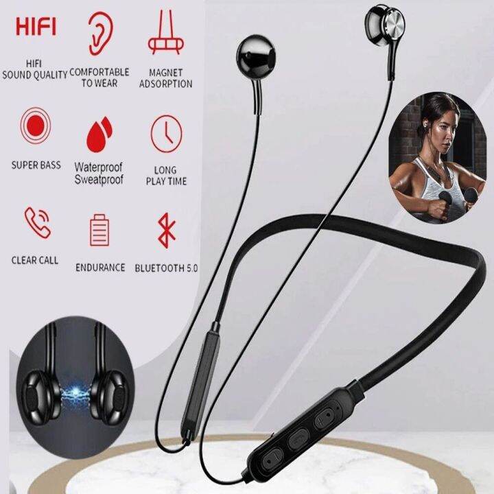 FDBAV Sportive Noise Reduction Hi-Fi Stereo Neck Hanging Type Stereo ...