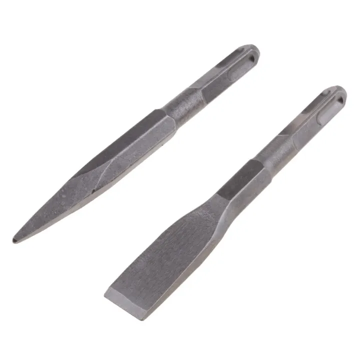 Serenable 14mm x 150mm Square Shank Point Chisel and Flat Chisel for ...