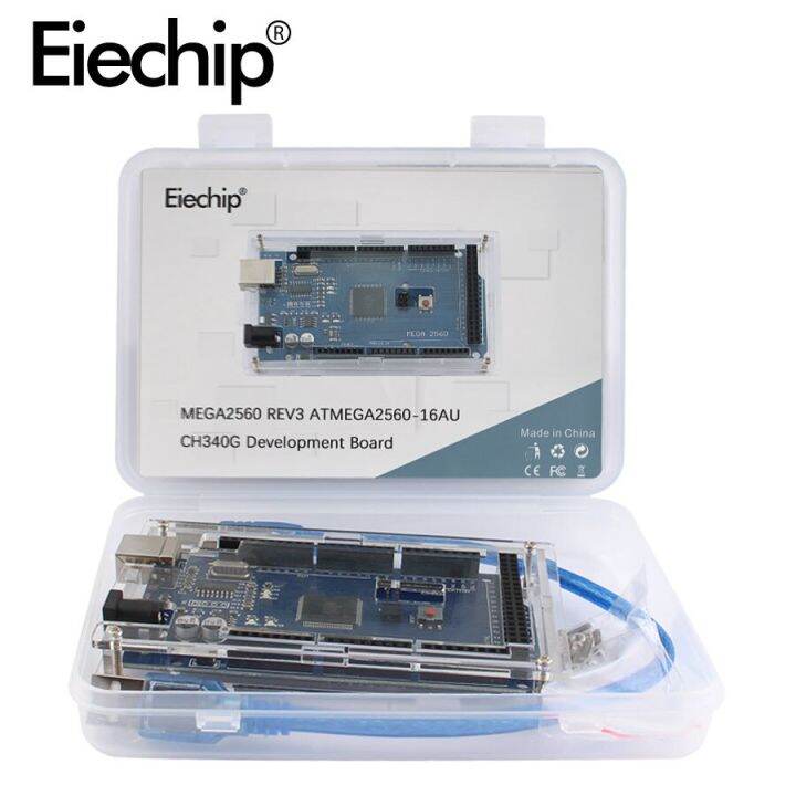 For Arduino Mega 2560 R3 Mega2560 Rev3 Atmega2560-16au Ch340g Avr Usb ...