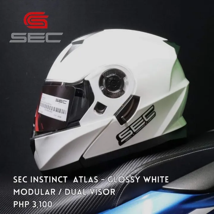 Sec Instinct Modular Dual Visor Helmet | Lazada PH