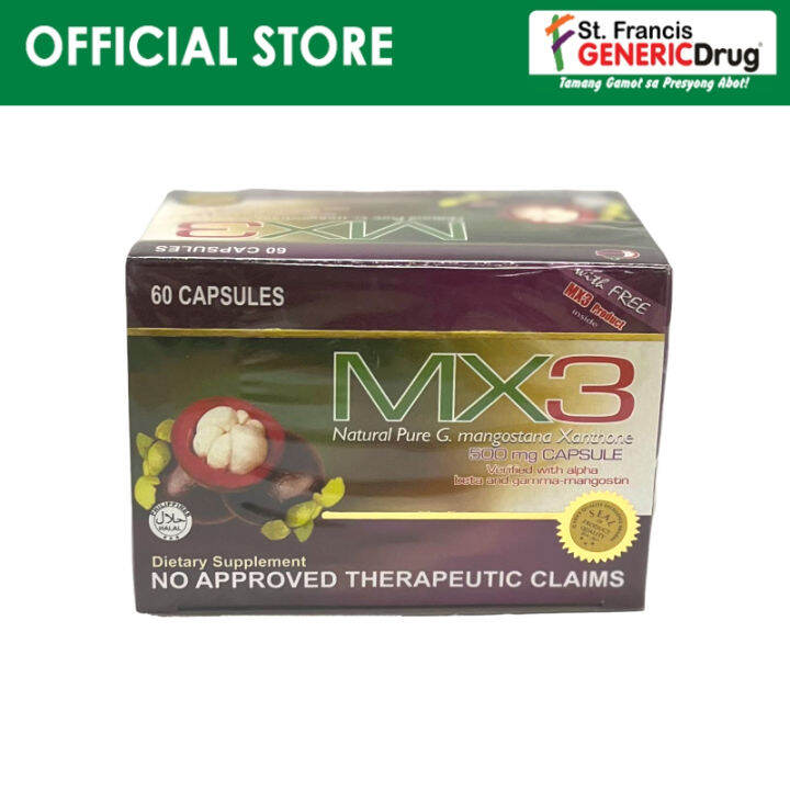 MX3 500 mg Capsule by 10s | Lazada PH