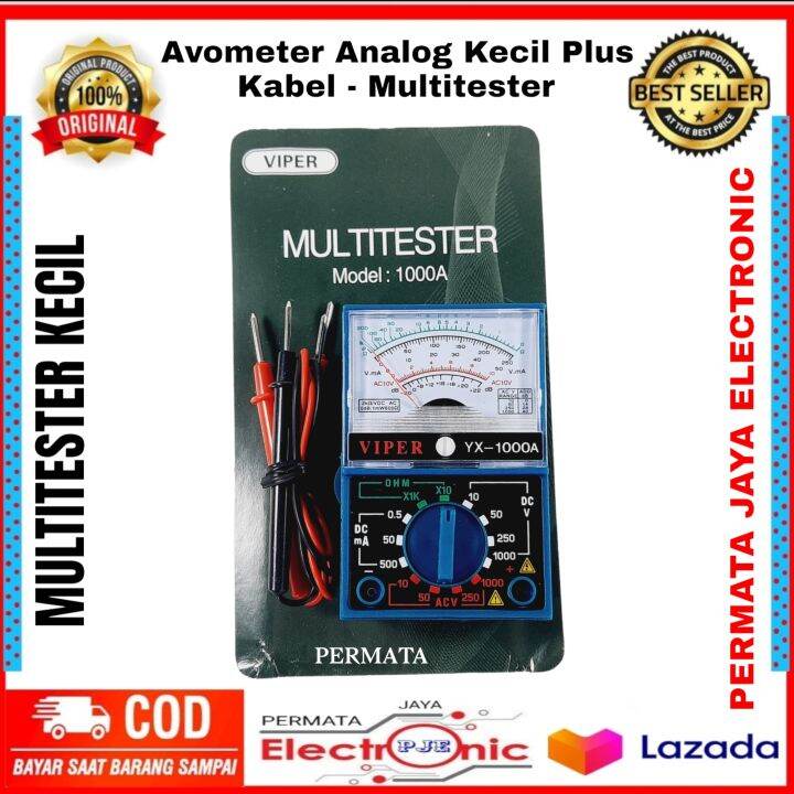 Avometer analog kecil avo analog multitester analog kecil merk VIPER ...