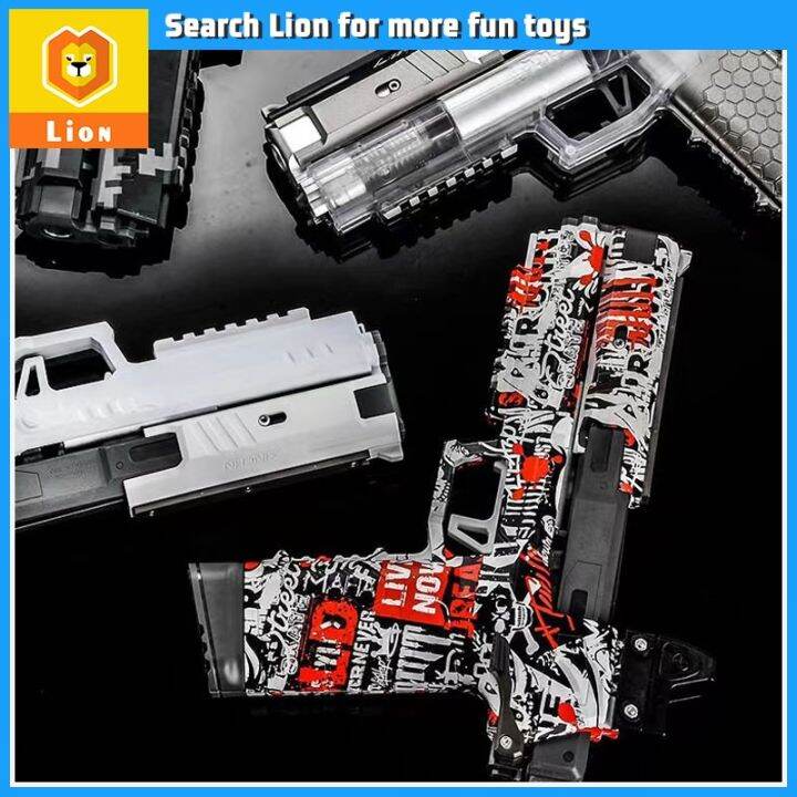 Lion Nerf Guns Toy Gecko Safety Eva Soft Bullets Guns Toy Darts Head ...