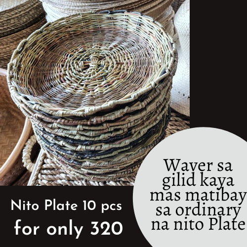 Nito Plate 10pcs for only 320 / Native Plate | Lazada PH