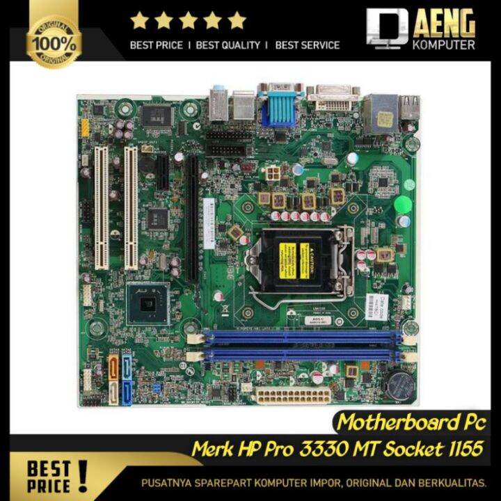 Motherboard Mainboard Mobo Pc Merk HP Pro 3330 MT Socket 1155 sandy dan ivy Bridge | Lazada ...