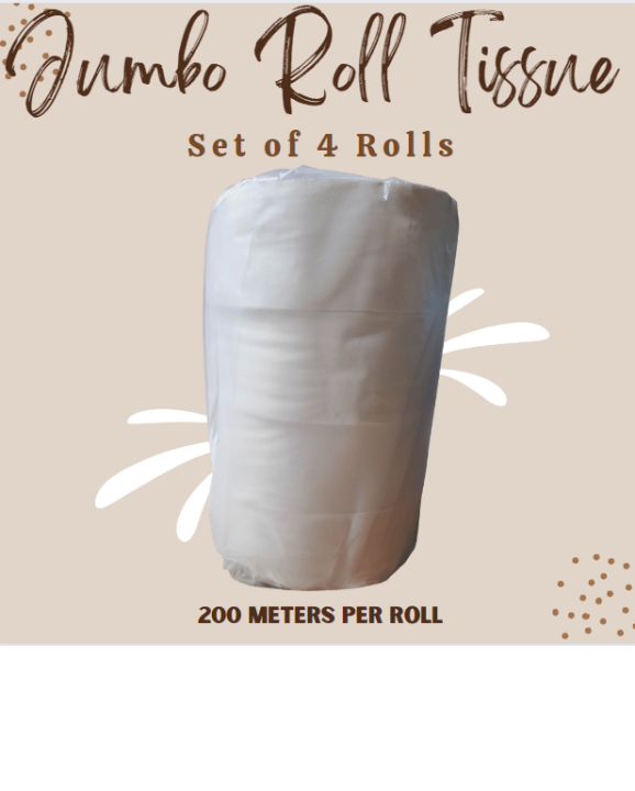 Jumbo Roll Tissue (4 Rolls) | Lazada PH