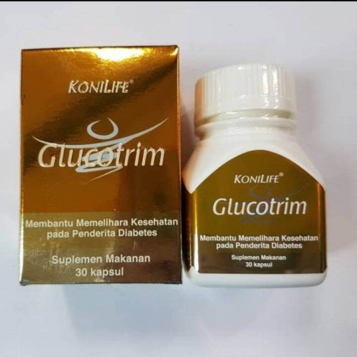 KONILIFE Glucotrim - 30 kapsul [ED 2022] - Suplemen Makanan | Lazada ...