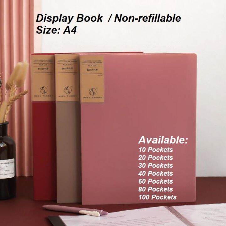 Clearbook Display book Non-refillable Size A4 | Lazada PH
