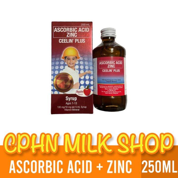 Ceelin Plus Syrup with Zinc 250mL | Lazada PH