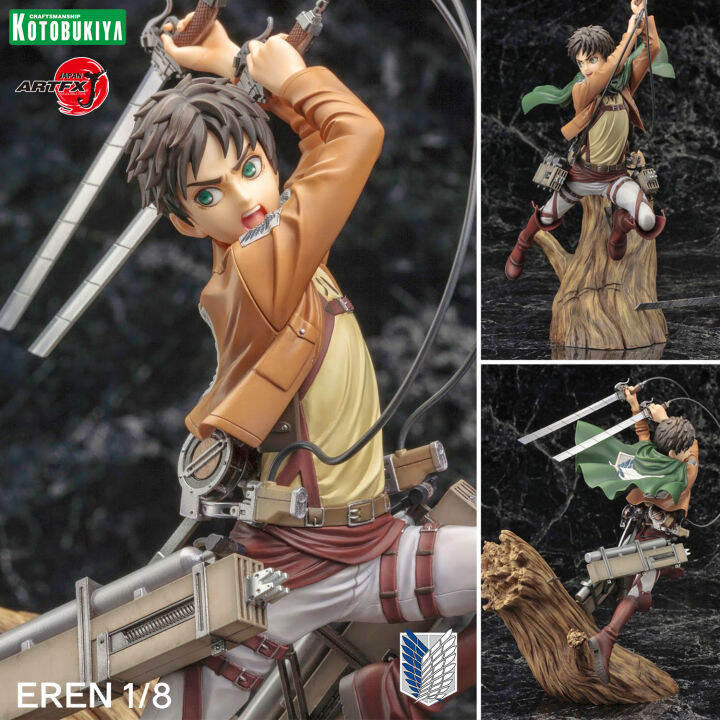 ของแท้ Figure Kotobukiya ARTFX J โคโตบูกิยะ อาร์ทแฟกซ์ จากการ์ตูนเรื่อง Attack on Titan ผ่าพิภพ ...