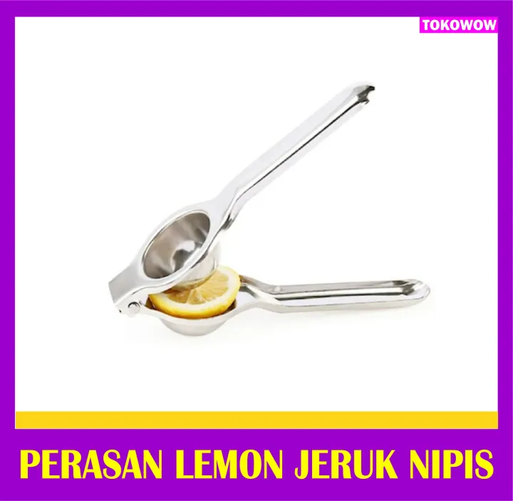 Perasan Lemon Jeruk Nipis Stainless Steel Alat Peras Perasan Lemon ...