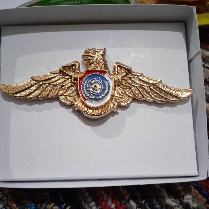 pin bros wing brevet unamid wing garuda unamid tebaru | Lazada Indonesia