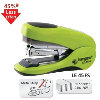 Kangaro LE-45FS Less Effort Flat Clinch Stapler | Lazada