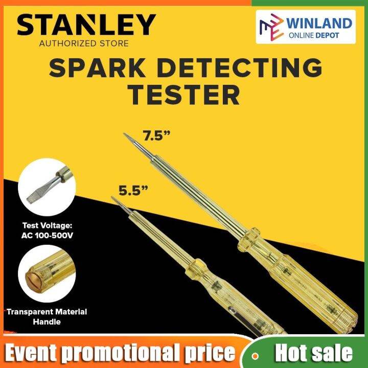 STANLEY by Winland Spark Detecting Screwdriver Test Pencil AC Voltage ...