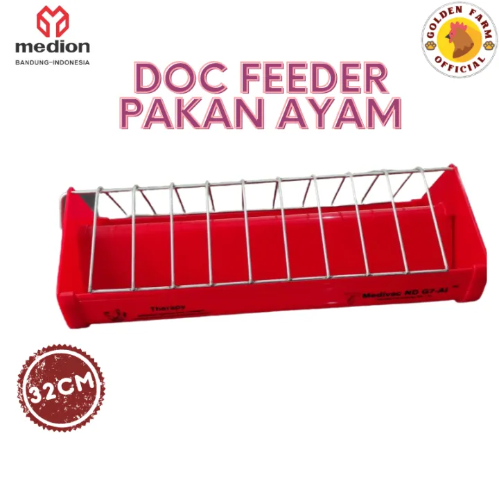 DOC FEEDER Tempat Pakan Ransum Ayam | Lazada Indonesia