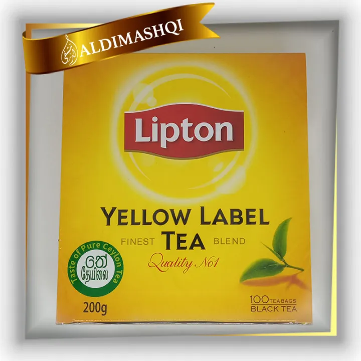 Lipton RED Tea Yellow Label (100 bags) | Lazada PH