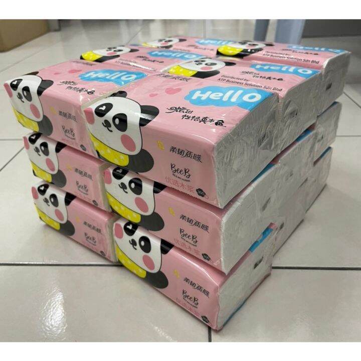 Bamboo panda soft facial tissue paper 300pcs | Lazada